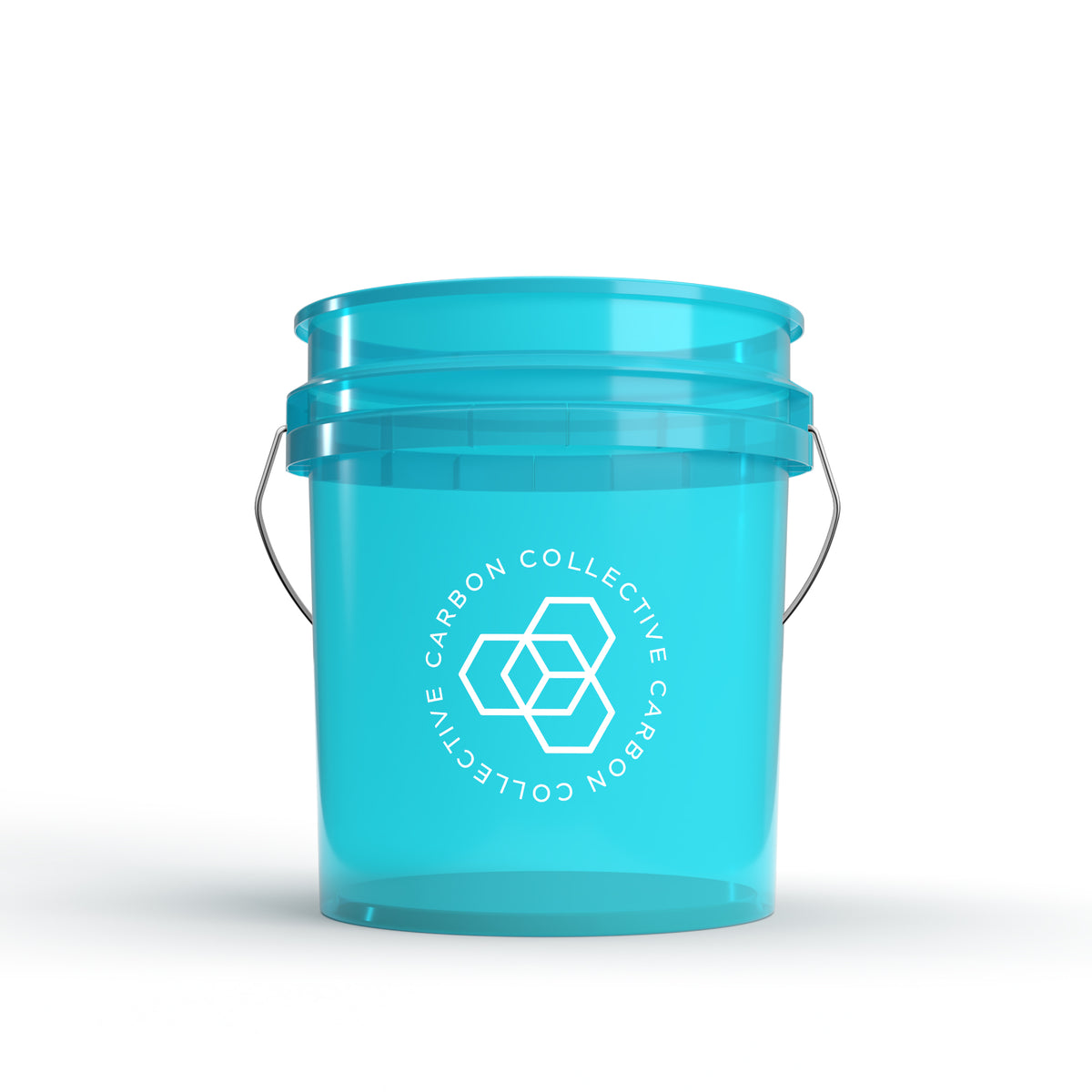 Carbon Collective 13L Detailing Wheel Bucket (Clear Teal) – in2Detailing