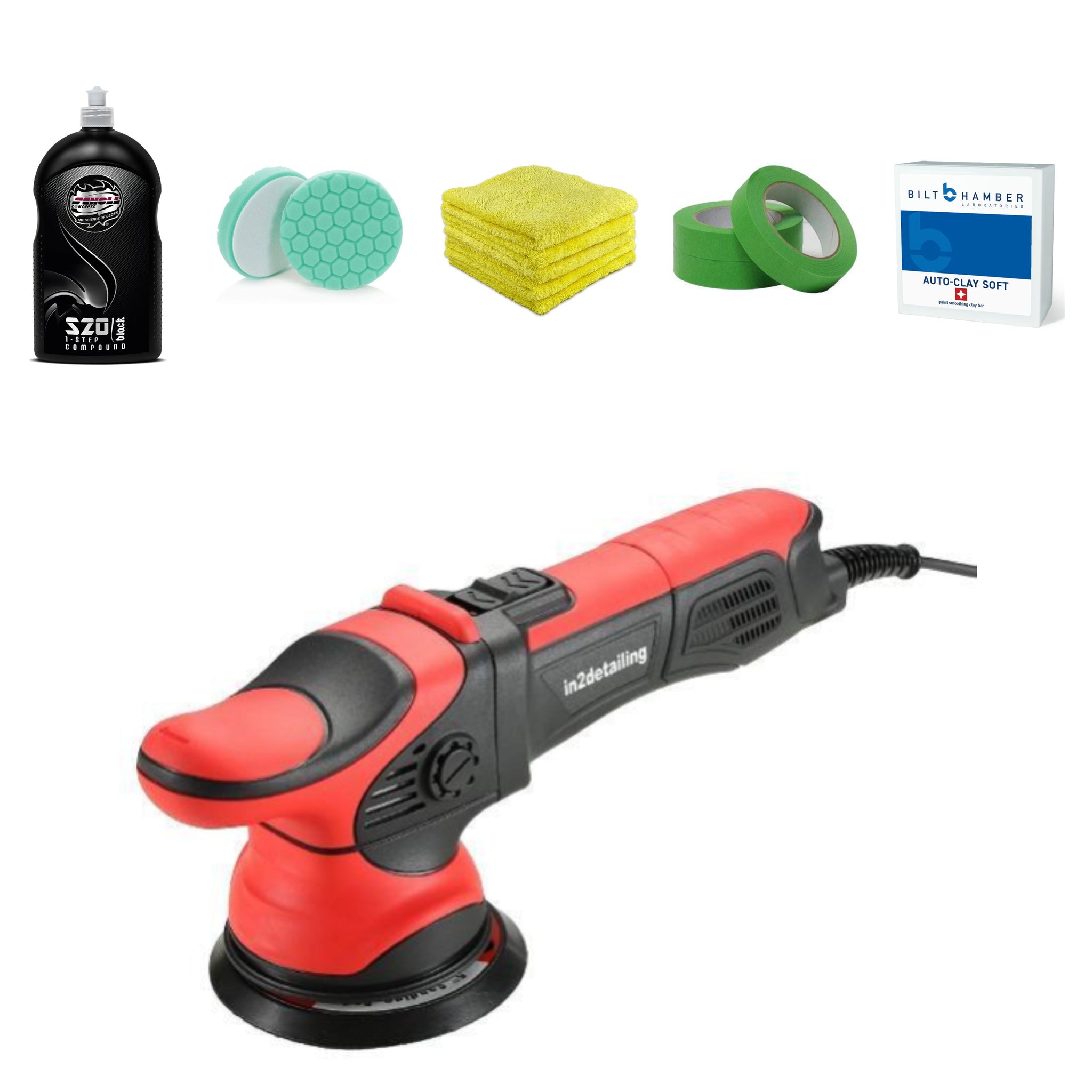 in2Detailing DA9 Dual Action Machine Polisher **Forensic Detailing Bun