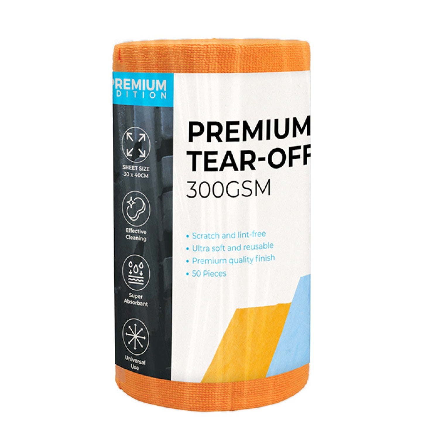 Simply Auto 50pk Premium 30x40cm 300gsm Microfibre Roll – in2Detailing